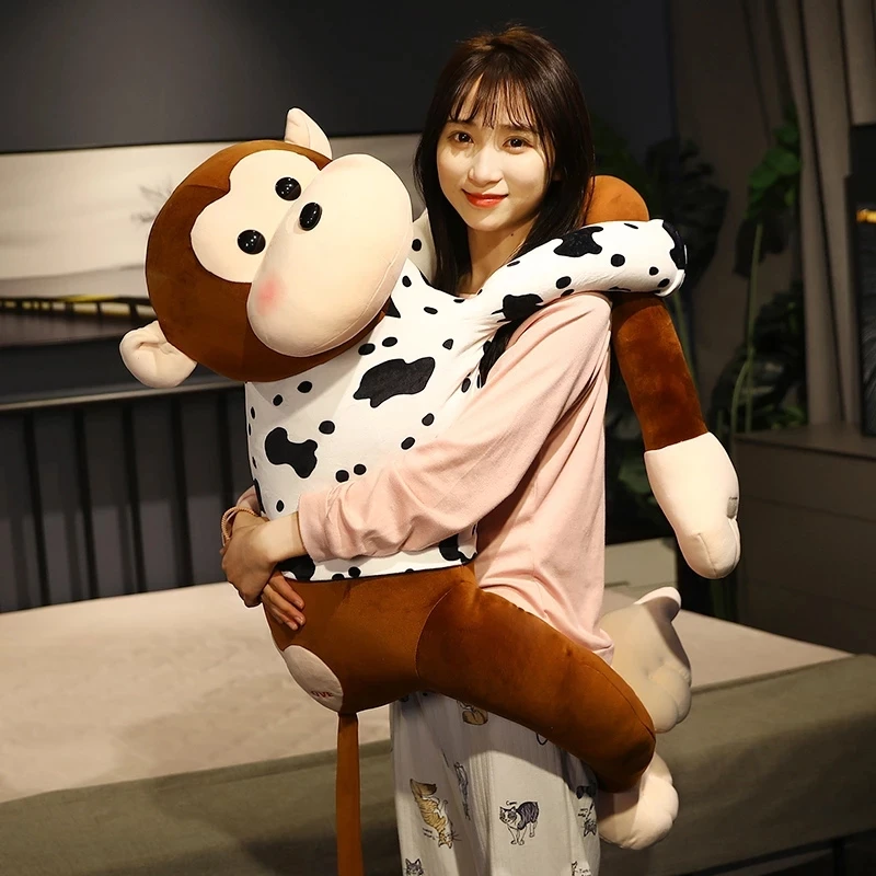 1pc Cartoon Cute Plush Stuffed Long-armed Monkey Toys Apes Monkey Doll ...