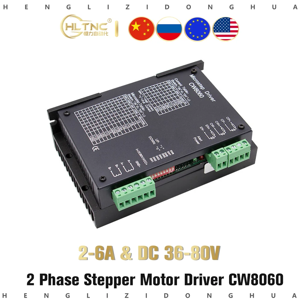 CW8060 micro stepping 2-phase step motor driver with current 2A-6A ...