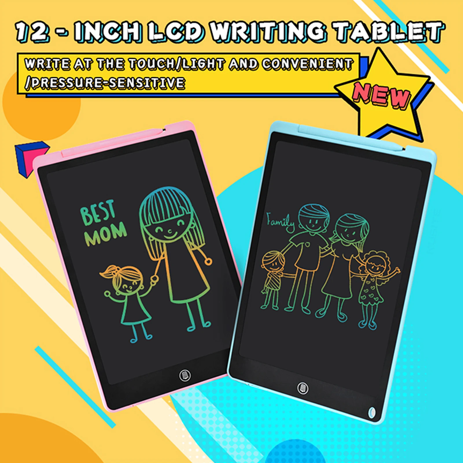 Tablette-d-criture-LCD-avec-stylet-12-pouces-pour-dessiner-prendre-des ...