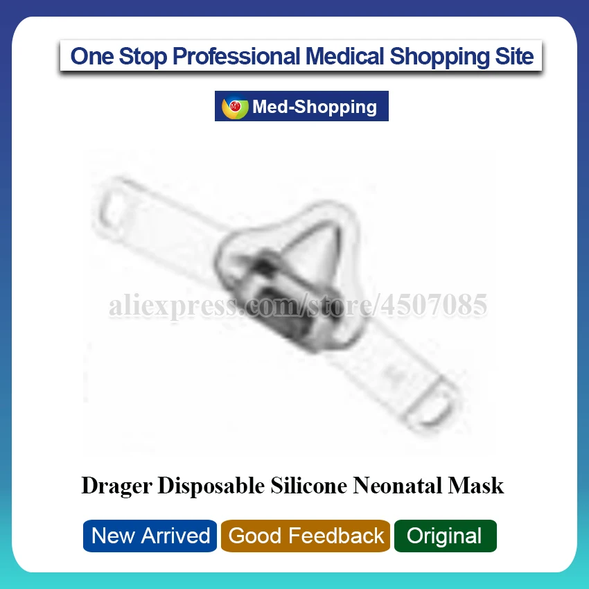 Drager Nasal Cpap Babyflow Neomask M 8418490 Disposable Silicone ...