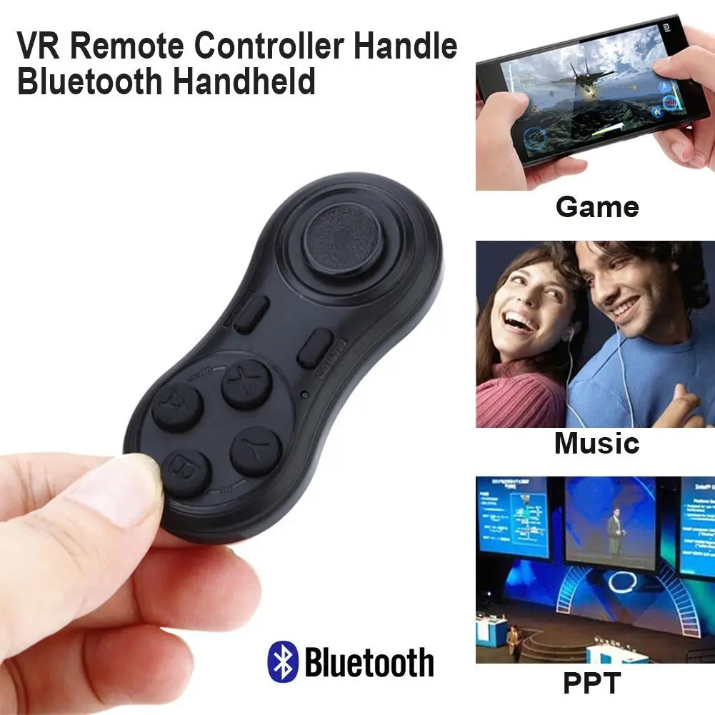 Vr Remote Control Wireless Bluetooth Mini Game Small Handle Support Ios ...
