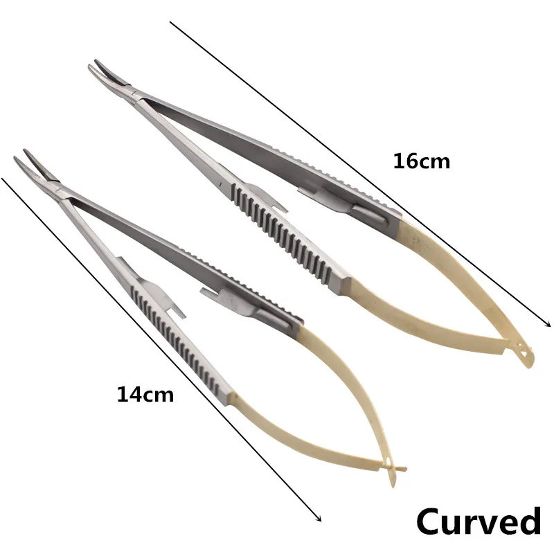 1-Pcs-Curved-Surgical-Dental-Orthodontic-Implant-Castroviejo-Needle ...