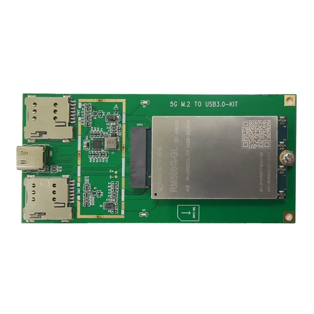 RM500Q-GL 5G module RM500Q with NGFF to Type C adapter 5G to USB 3.0 ...