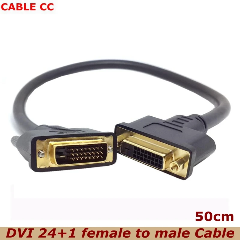 Dvi-d-Cable-de-extensi-n-de-v-deo-macho-accesorio-de-doble-enlace ...