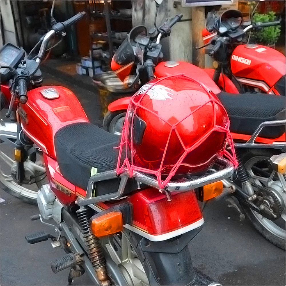 Sac-filet de coffre,Filet de Rangement pour Casque de Moto,Compression ...