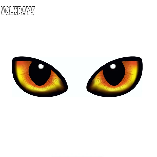 Evil Cat Eyes Stencil