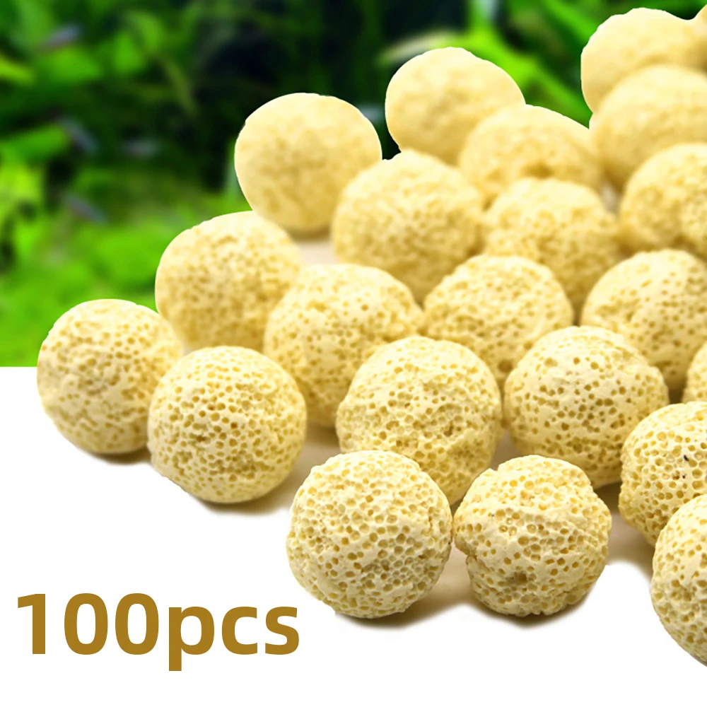 20/100pcs Aquarium Filter Media Aquarium Fish Tank Cleanning Bio Media ...