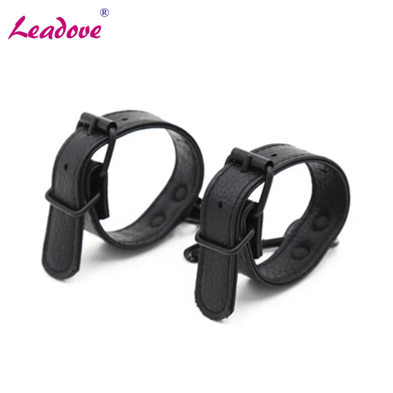 Sexy-Adjustable-Leather-Handcuffs-For-Sex-Toys-Hang-Buckle-Link-Bdsm ...
