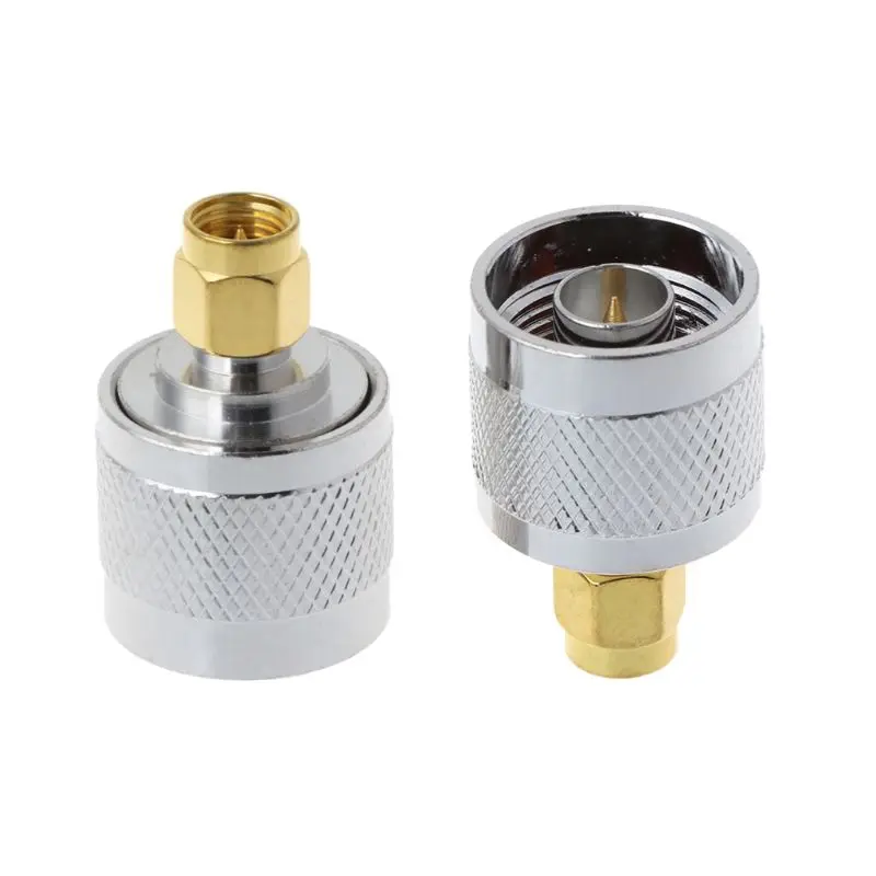 Zinc Alloy RF Coaxial Connector N-Type Head to SMA Adapter N/SMA-JK ...