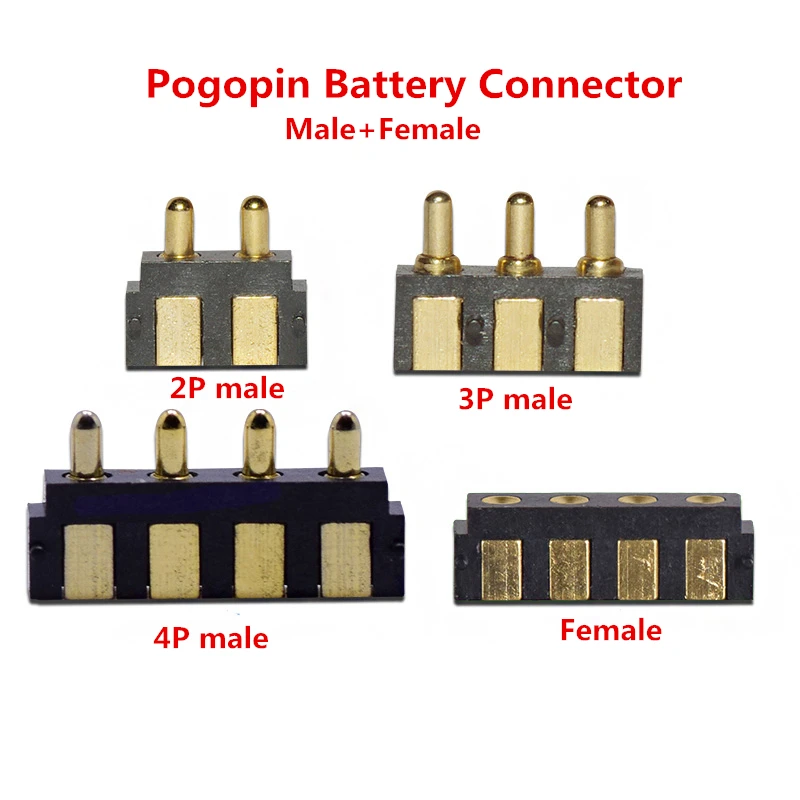 5PCS Pogo Pin Connector Pogopin Battery Spring Loaded Contact SMD ...