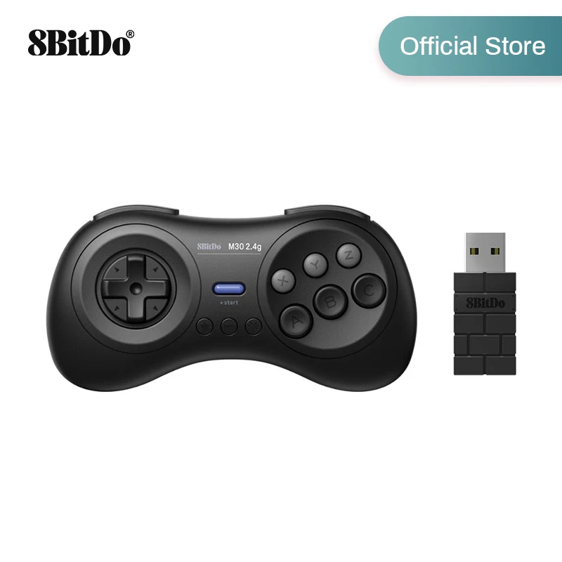 8bitdo M30 2.4g Wireless Gamepad For Sega Genesis Mini And Mega Drive ...