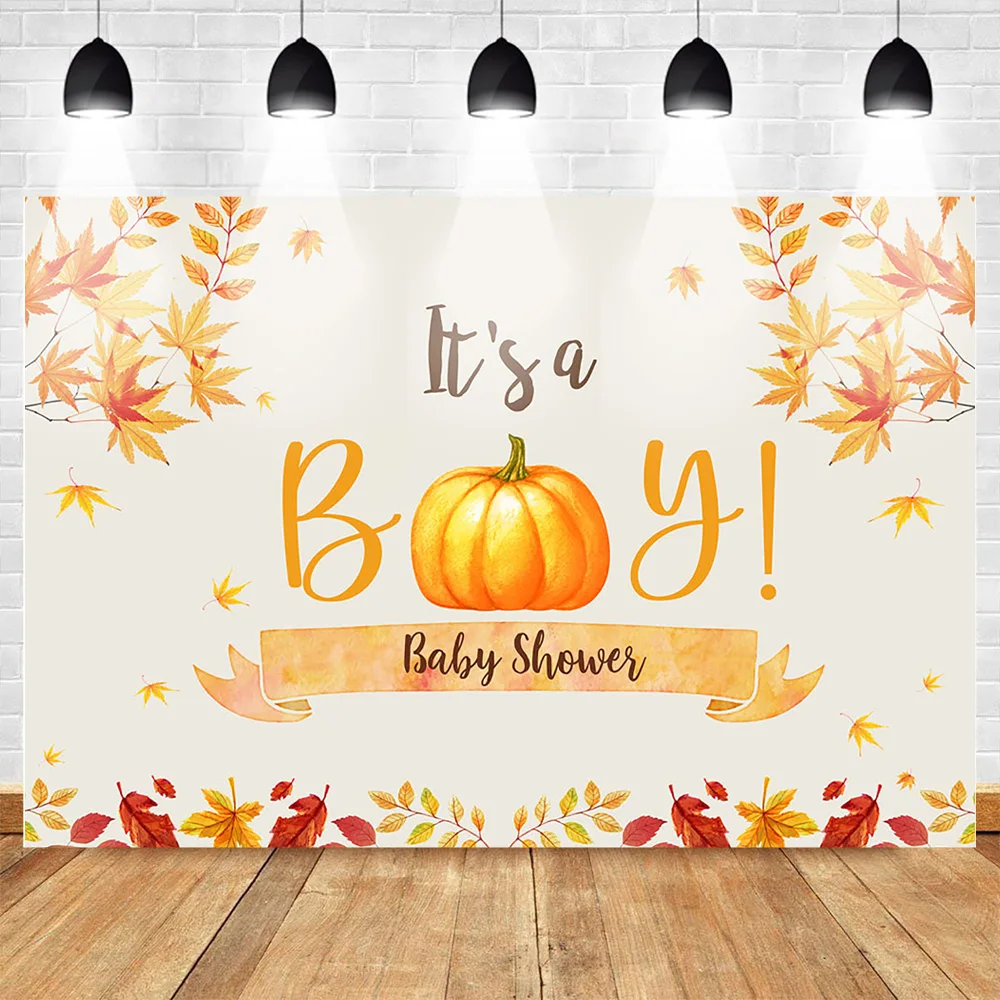 MOCSICKA-Baby-Shower-Backdrop-Little-Pumpkin-Theme-Newborn-Party ...