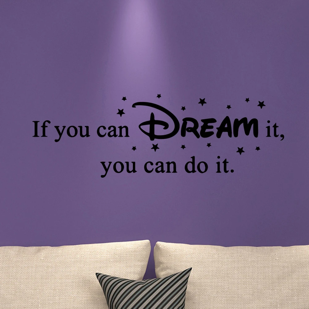 Large Size Motivational Quote Wall Sticker Home Decor Living Room ...