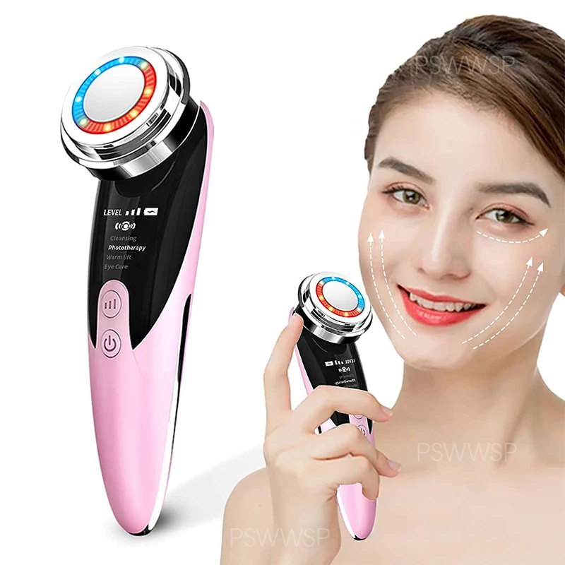Facial Massager Rf Face Lift Device Led Radio Frequency Skin ...