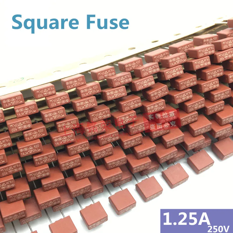 Square Fuse 1.25a 250v 392 Square Plastic Fuse T1.25a Lcd Tv Power ...