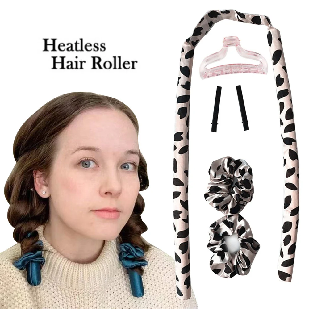 Heatless Curling Rod Headband Lazy Curler Silk Curling Ribbon Silk