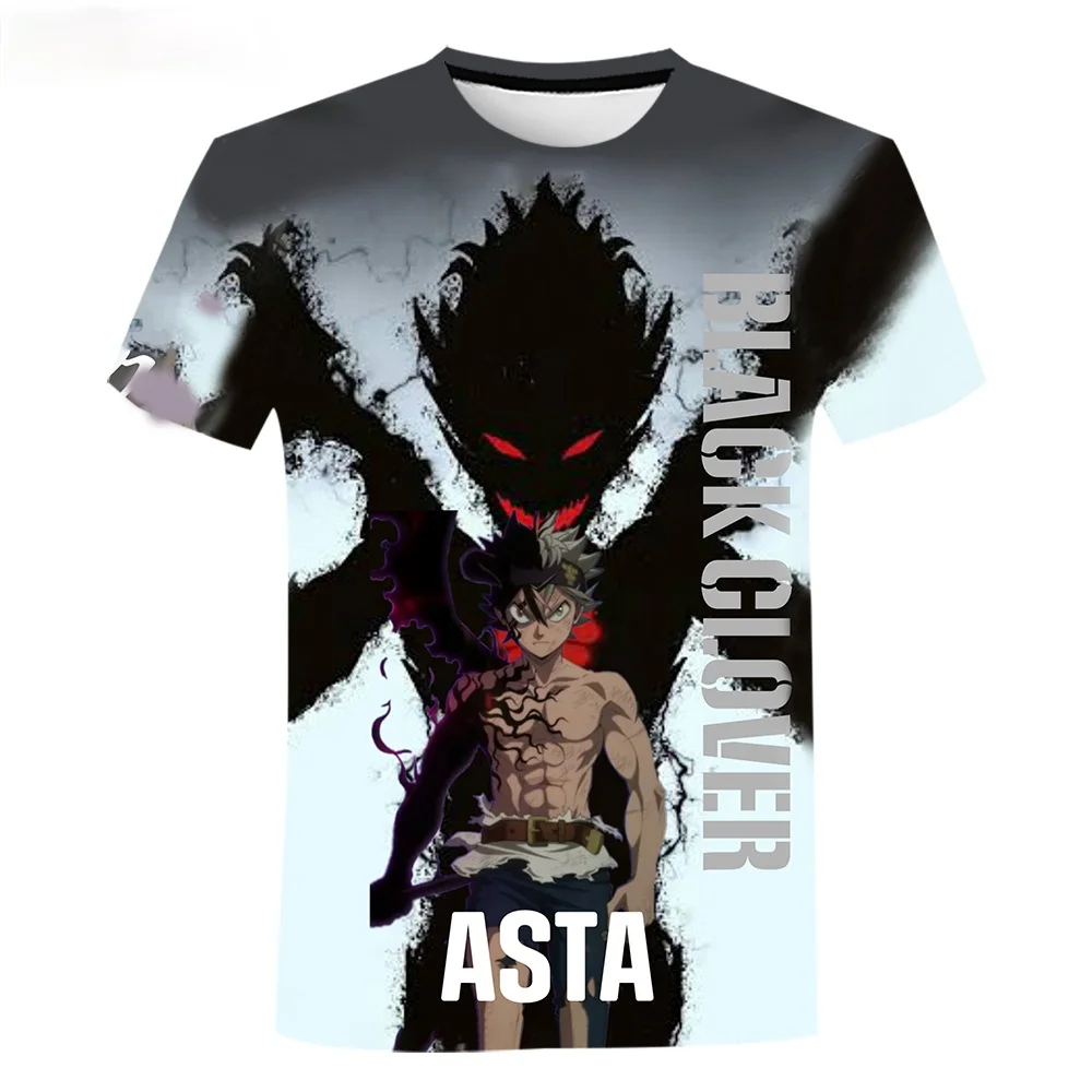 Black Clover Clothing | Anime Men's Clothing | Black Clover T-shirt ...