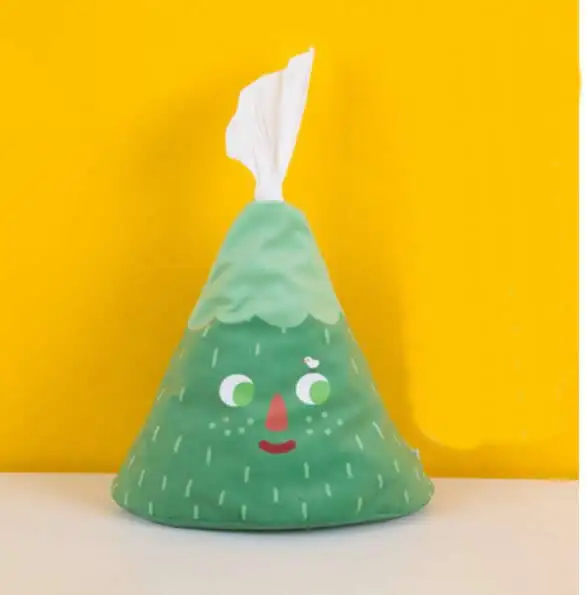 Cartoon Volcano With A Face