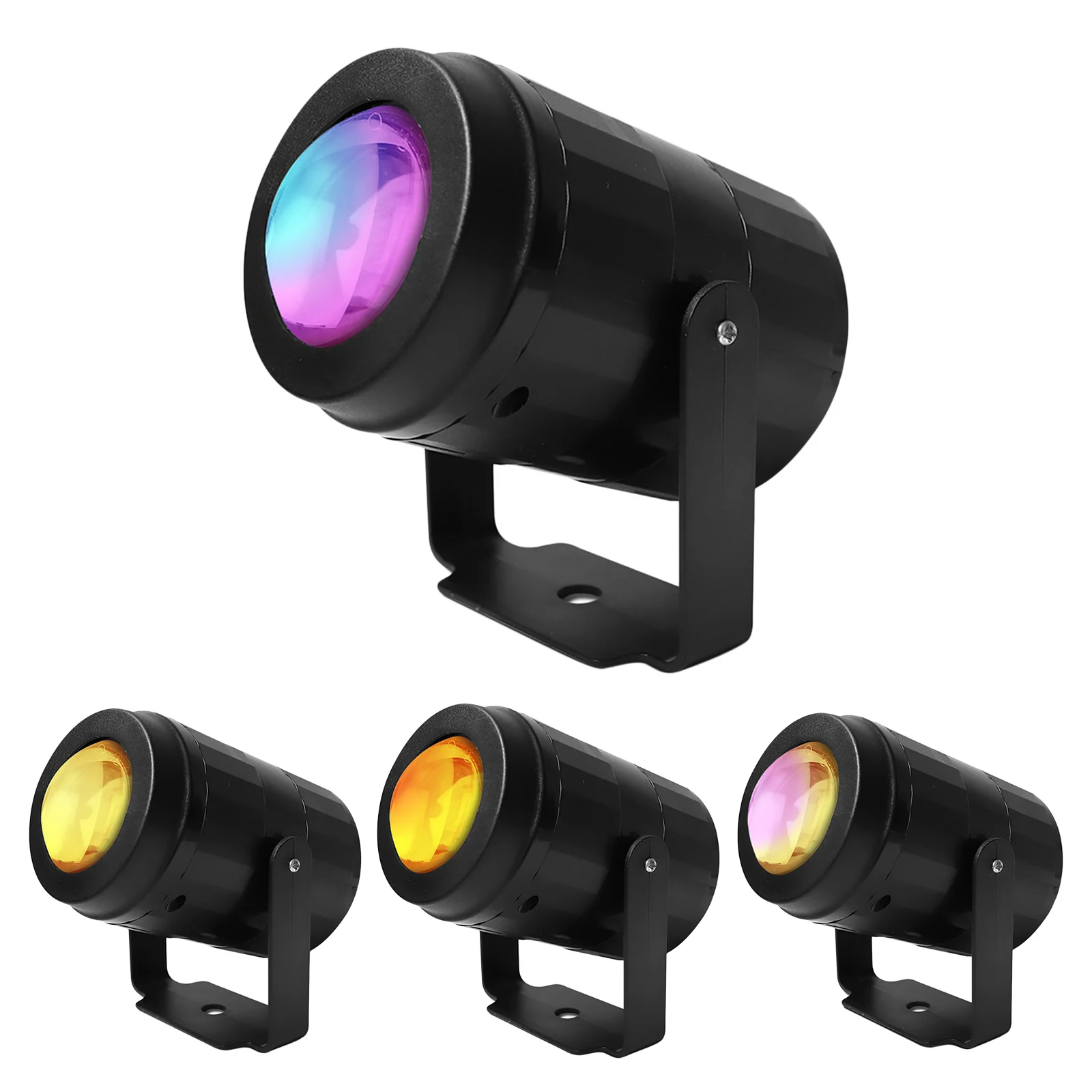 일몰 레인보우 프로젝터 야간 조명 Usb Led 테이블 램프 프로젝션 Led 램프 침실 거실 벽 Decors 분위기 빛led