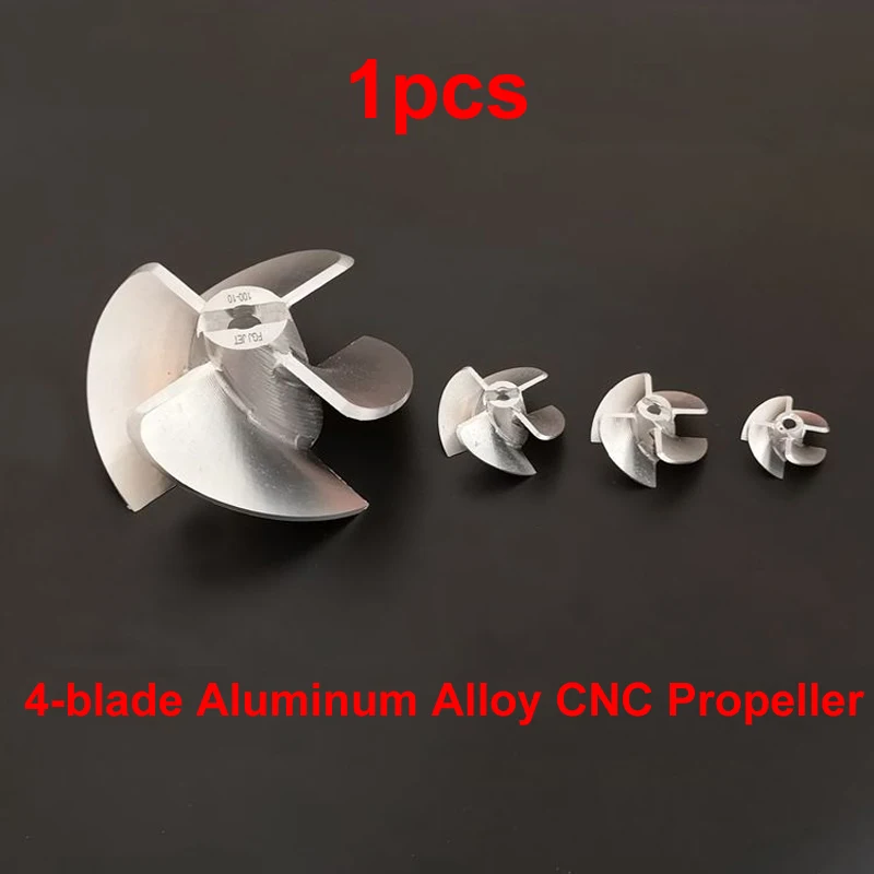 1pcs 4-blade Water Jet Propeller Pump Spray Aluminum Alloy Cnc Prop ...