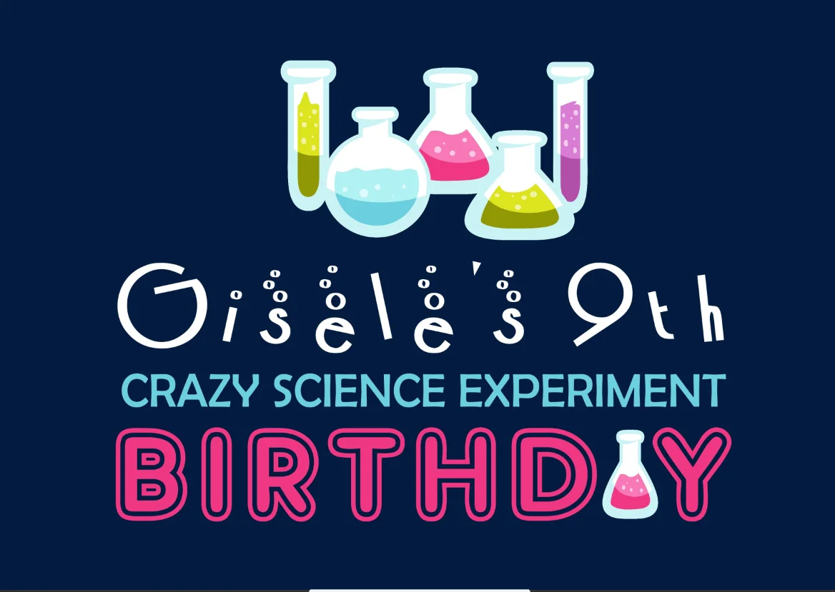 7x5FT Personalized Experiment Science Lab Laboratory Birthday Party ...