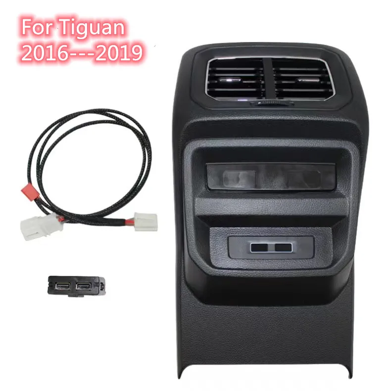 For-VW-Tiguan-MK2-Touran-2016-Skoda-octavia-Kodiaq-rear-dual-USB ...