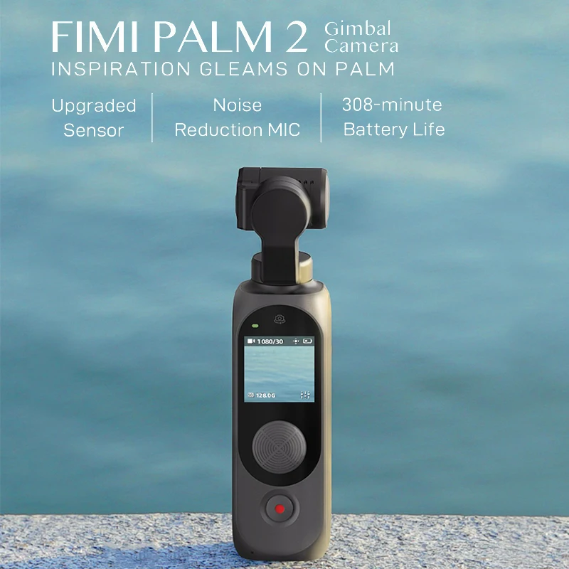 Original FIMI PALM 2 Gimbal Camera With 3-Axis Stabilizer 4K HD ...