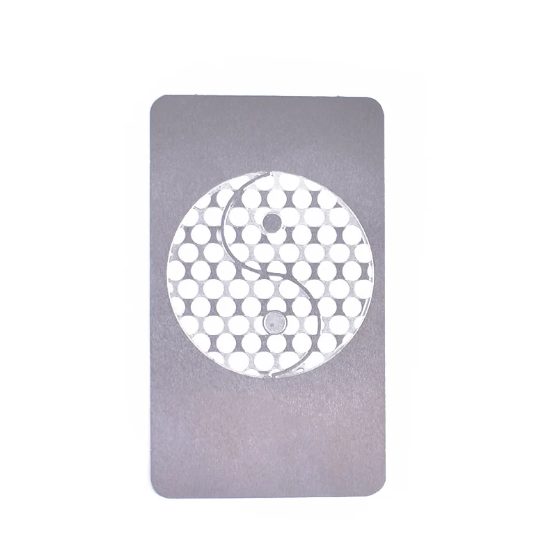 High Quality Tobacco Grinder Card Stainless Steel Accessories Manual ...