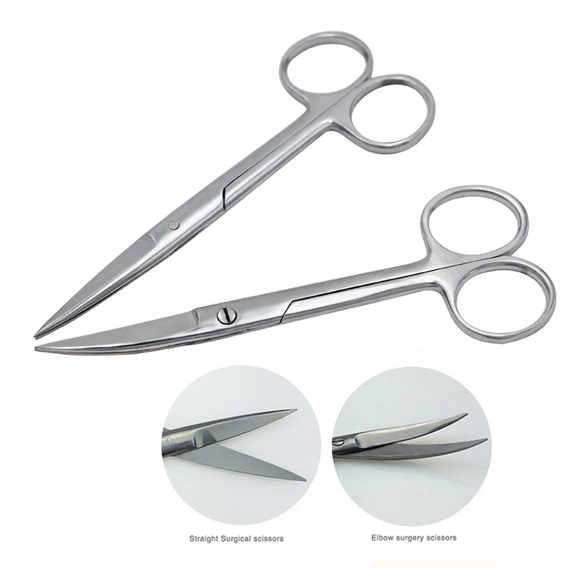 Pet Farm Veterinary Vet Medical Stainless Steel Surgical Scissors 14cm ...