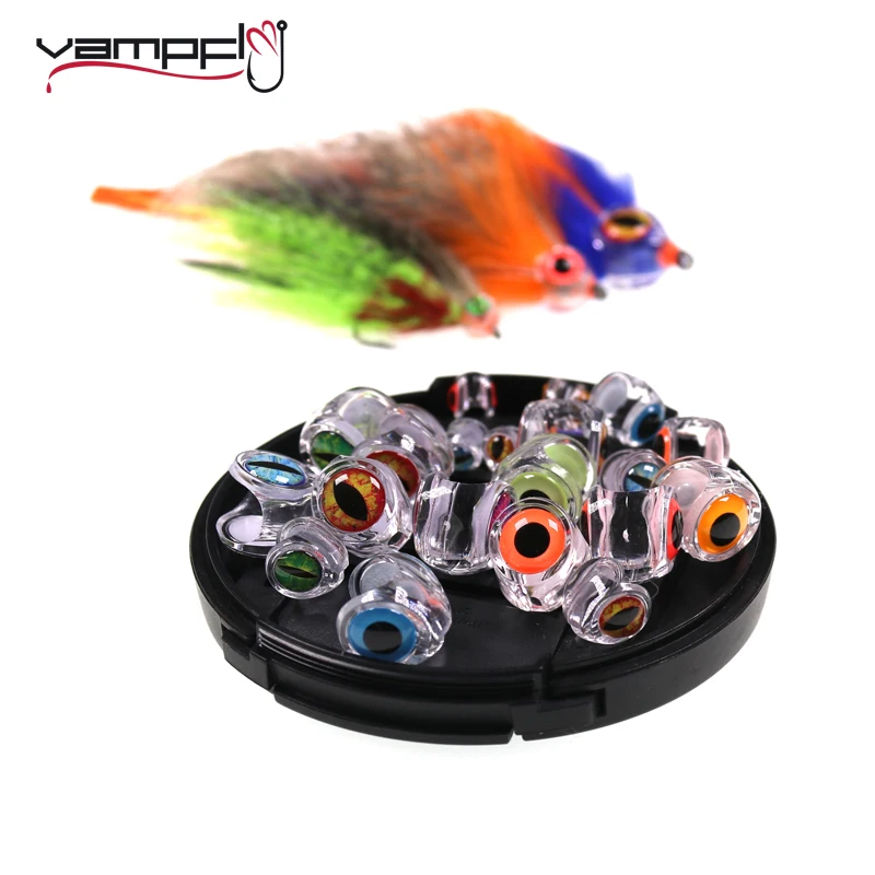 Vampfly 100PCS Luminous Fish Eye Mask & 3D Suspend Streamer Reptile ...
