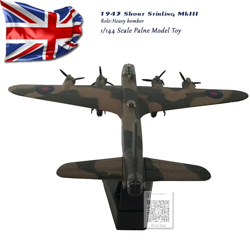 AMER 1/144 Scale Military Model Toys RAF 1943 Short Stirling MkIII ...