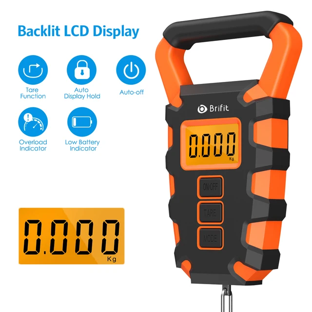 50KG Digital Fishing Scale with Ruler - Easy Fishing Tackle