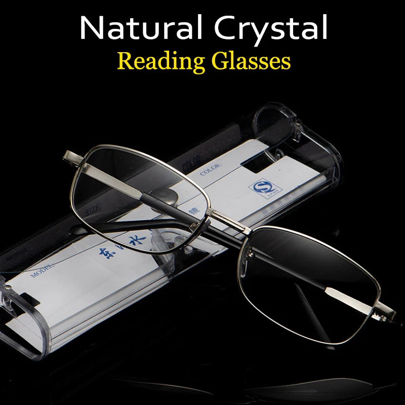 Gafas-de-lectura-de-cristal-Natural-antiara-azos-para-hombres-y-mujeres ...