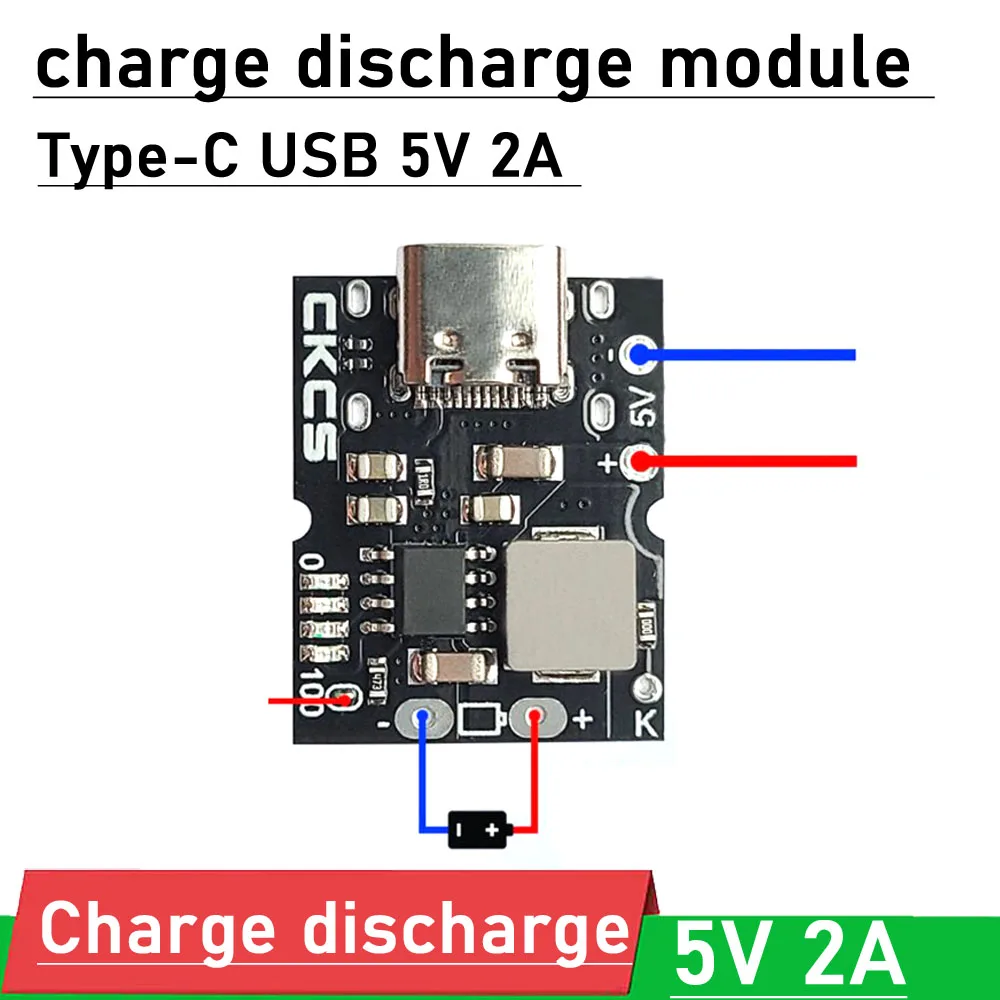 mini-Type-C-5V-2A-Charge-discharge-module-Charging-Protection-Board ...