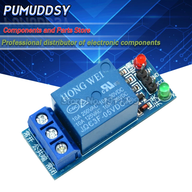 5pcs 1 Channel 5v Relay Module High Level For Scm Household Appliance ...