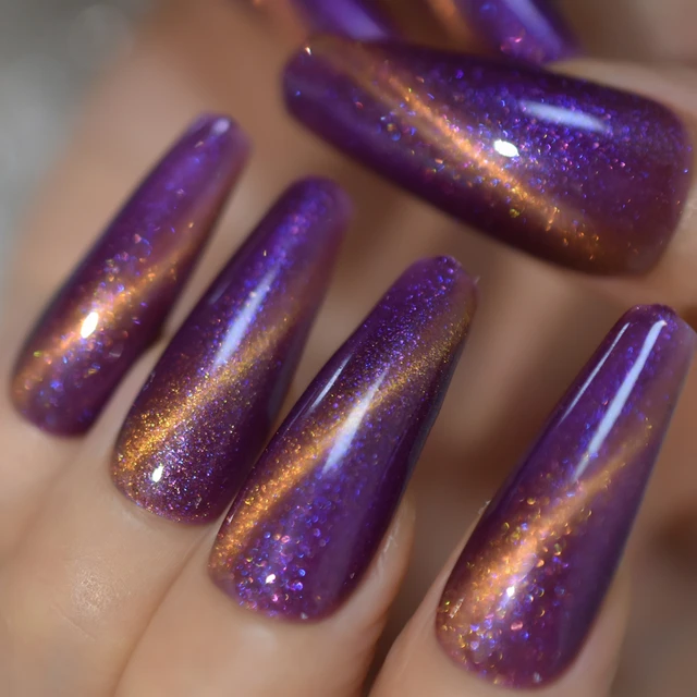 Galaxy Acrylic Nails