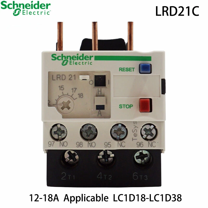 Schneider Thermal Overload Relay | Contactor - Electric Lrd21c ...