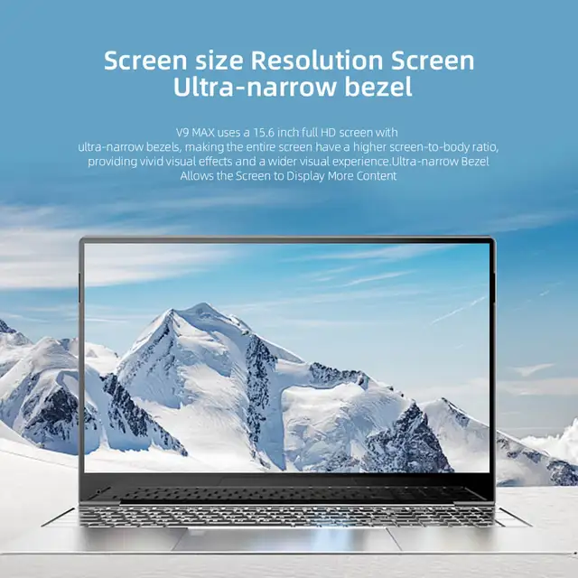 Dere V9 MAX Intel I7 15.6 FHD Laptop 12GB 512GB SSD Fingerprint ...