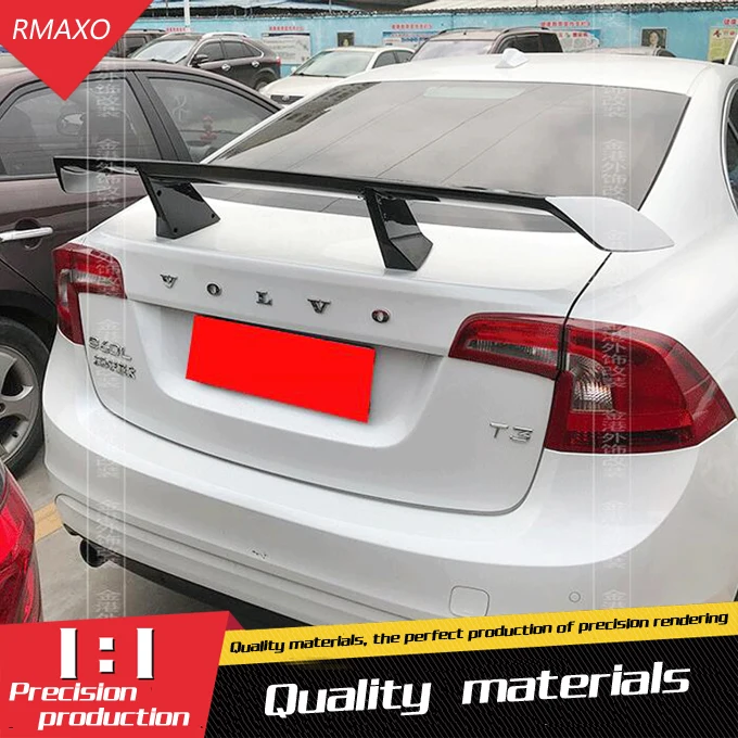 For Volvo S60 Sedan Universal Tf Spoiler 2006-2018 S90 S70 S80 Spoiler ...