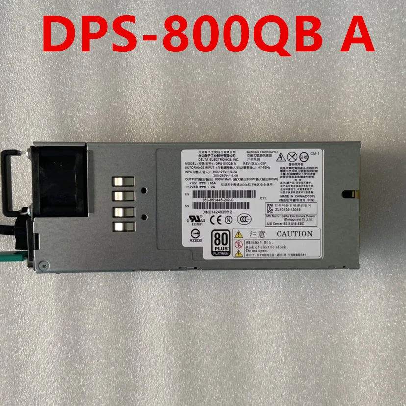 Original PSU For Delta 800W Switching Power Supply DPS-800QB A 856 ...