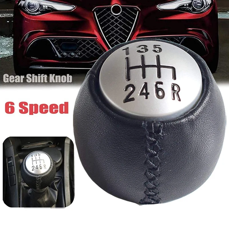 6 Speed Manual Gear Stick Shift Lever Knob 55347088 for Alfa Romeo GT ...