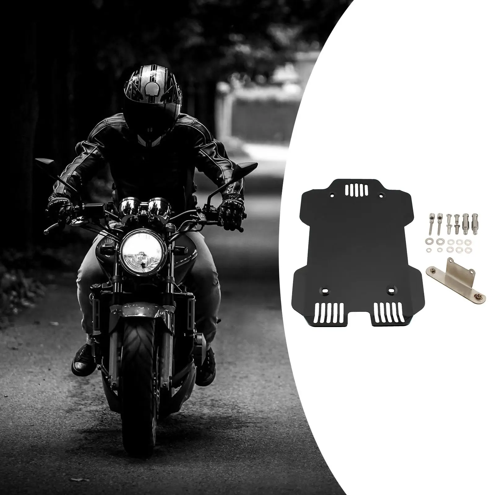 Skid Plate Protective Cover Aluminum Engine Chassis Under Guard for R18 ...