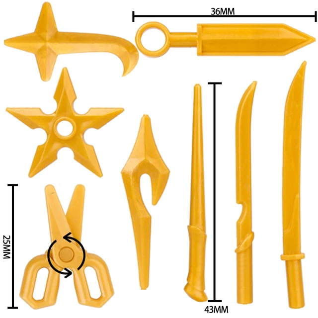 Lego Ninjago Gold Weapons