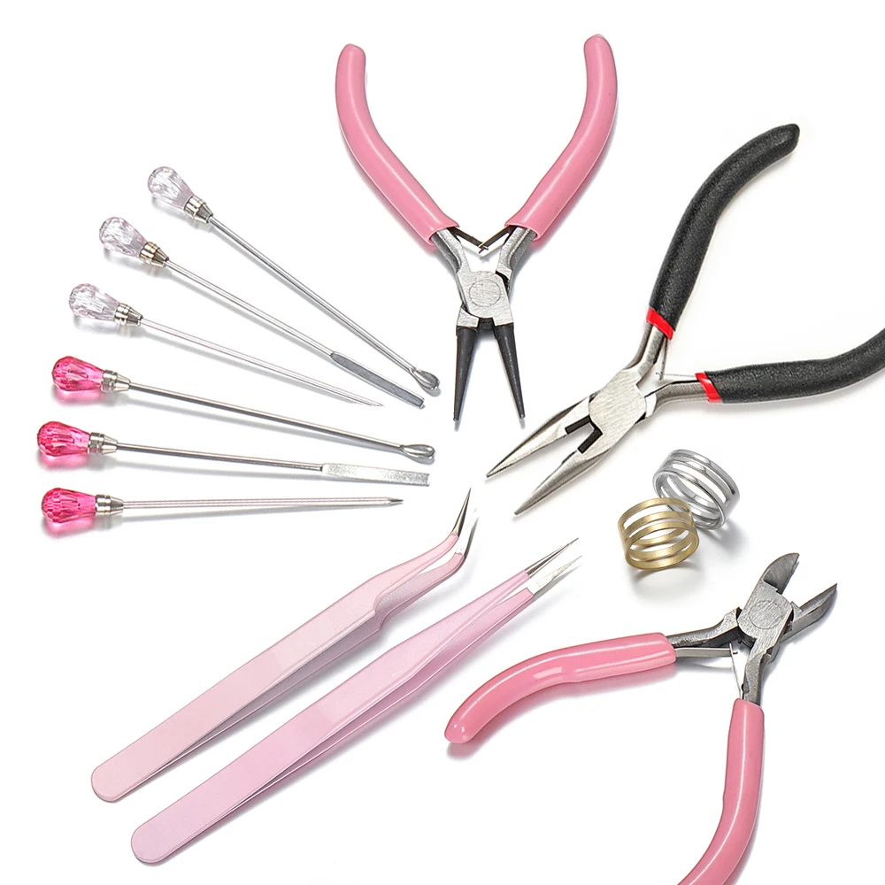 Resin-Spoon-Tweezers-Pick-Up-Muddler-Poke-Needle-Spoon-Plier-Tools-Set ...