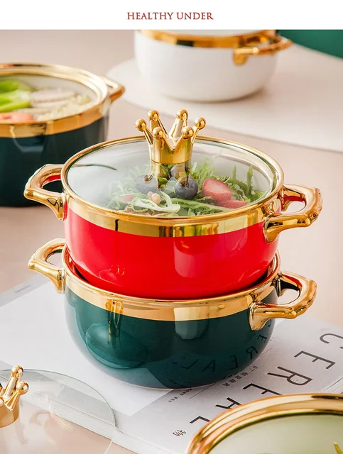 Microwave bowl with lid store