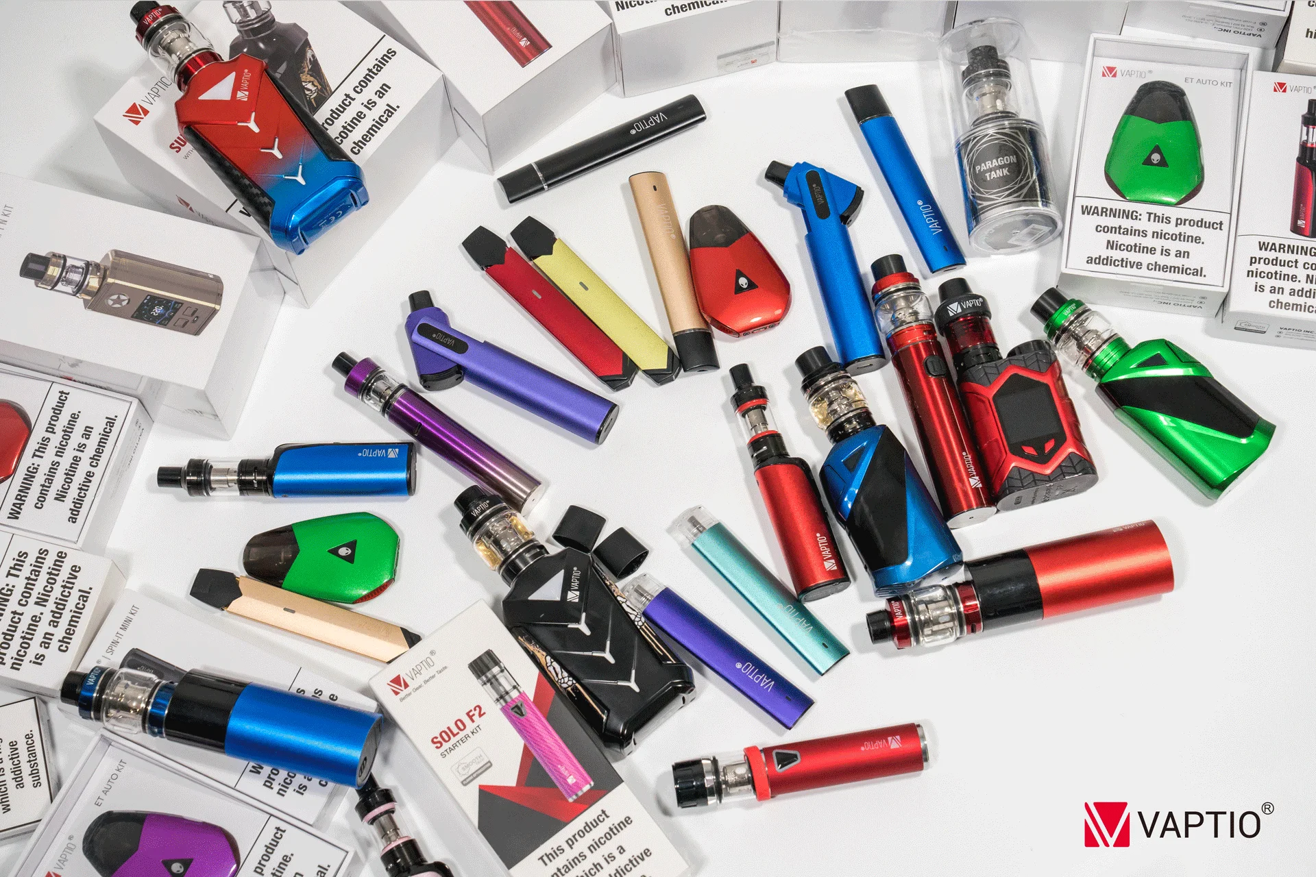 1【Large Capacity 8Ml High Power 100W】Electronic Cigarettes Vaptio Vex ...