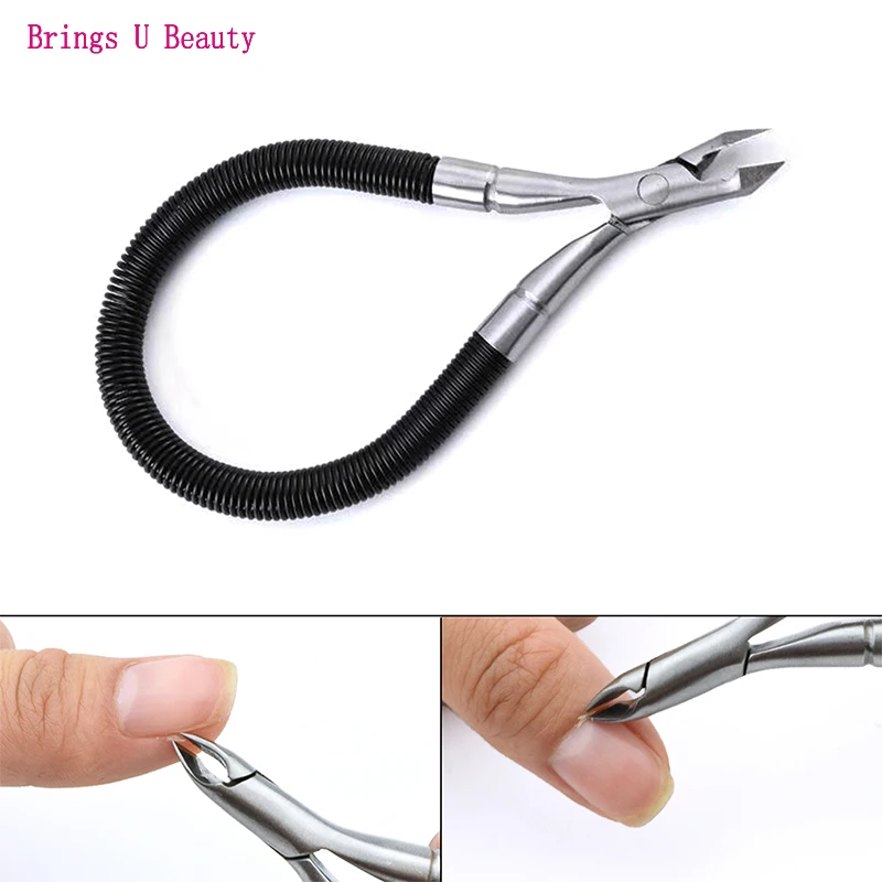 Grip & Snip Spiral Spring Cuticle Trimmer Nippers Cleaner Nail Gap ...