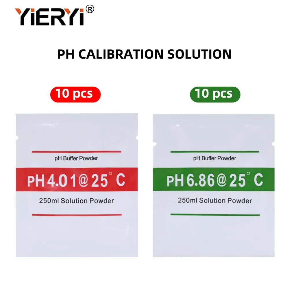 New10Set-20-Bags-PH-Buffer-Powder-For-PH-Test-Meter-Measure-Calibration ...