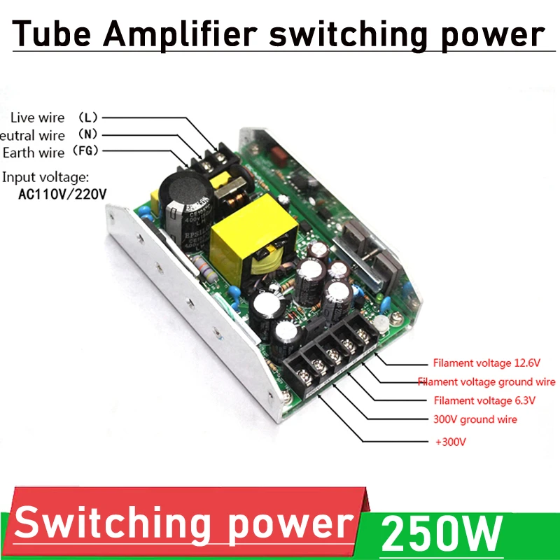 250w Tube Amplifier Switching Power Supply | 300v Amplifier Switching ...