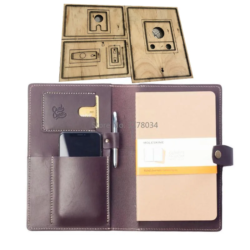 Leather Die Cut For Leather Portfolio Moleskine Large Soft Cover ...